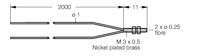 Plastic Fiber - Bifurcated Fiber
